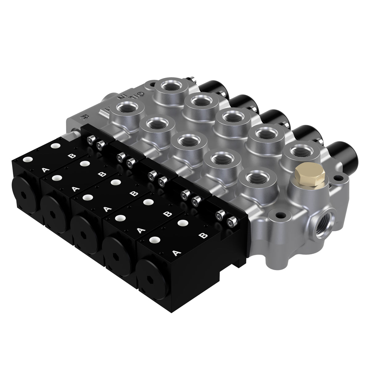 Five Spool Monoblock Valve - OP20-DDDDD-IIIII – Transport Hydraulic ...