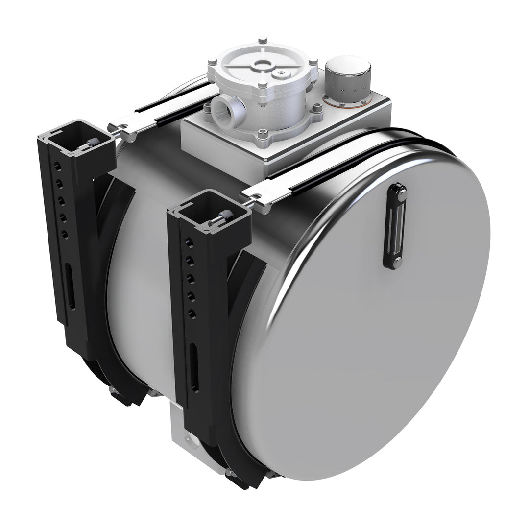 132L Alloy Side Mount Round Tank - TANK-AR-132-MANF – Transport ...