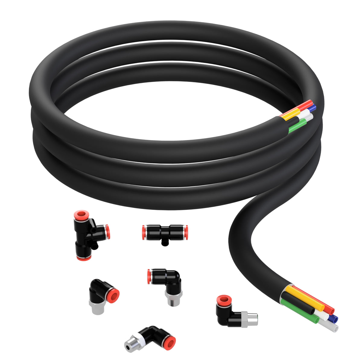7 Core x 10m Wrapped Airline Kit for Air systems ACC-A3-P10MF ...